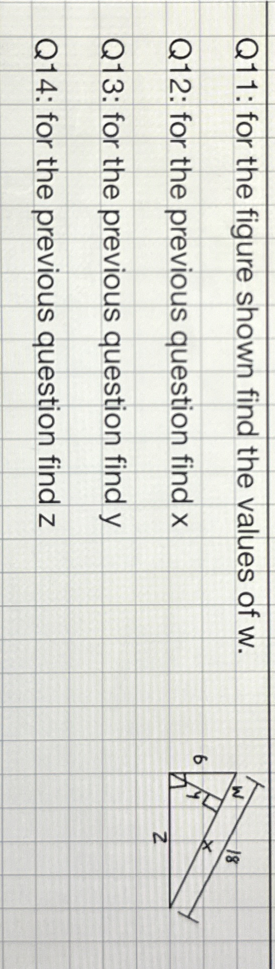 Solved Q11: for the figure shown find the values of w.Q12: | Chegg.com