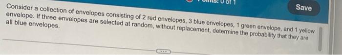 Solved Consider a collection of envelopes consisting of 2 | Chegg.com