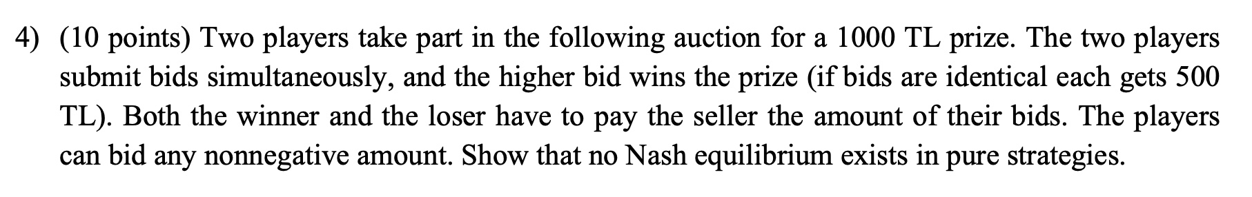 Solved (10 ﻿points) ﻿Two players take part in the following | Chegg.com
