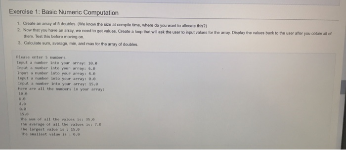 Solved Exercise 1 Basic Numeric Computation 1 Create An 9048