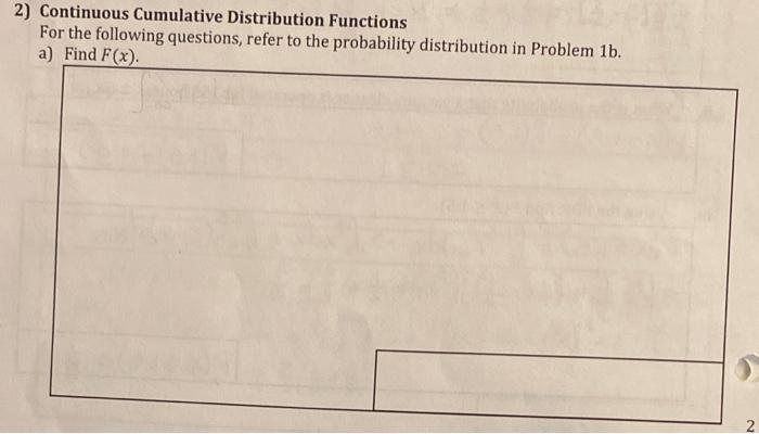 Solved Consider the following probability distribution: | Chegg.com