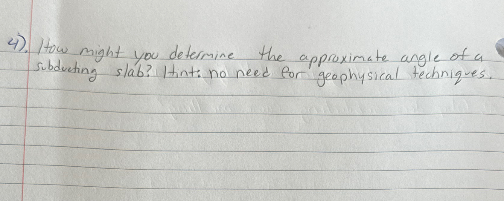 Solved How might you determine the approximate angle of a | Chegg.com