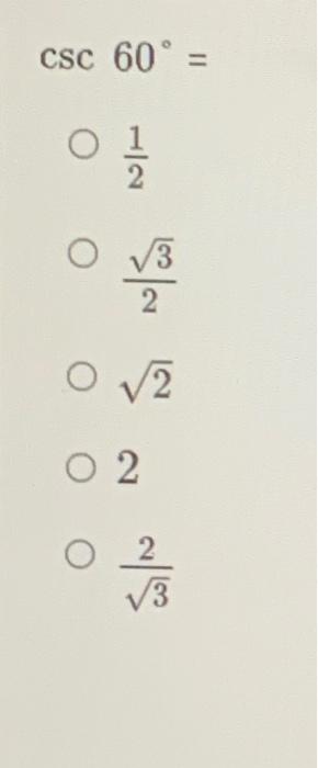 Solved 60∘=21232232 | Chegg.com