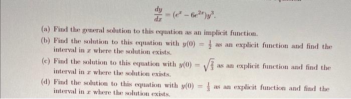 Solved Please help me with this differential equation | Chegg.com