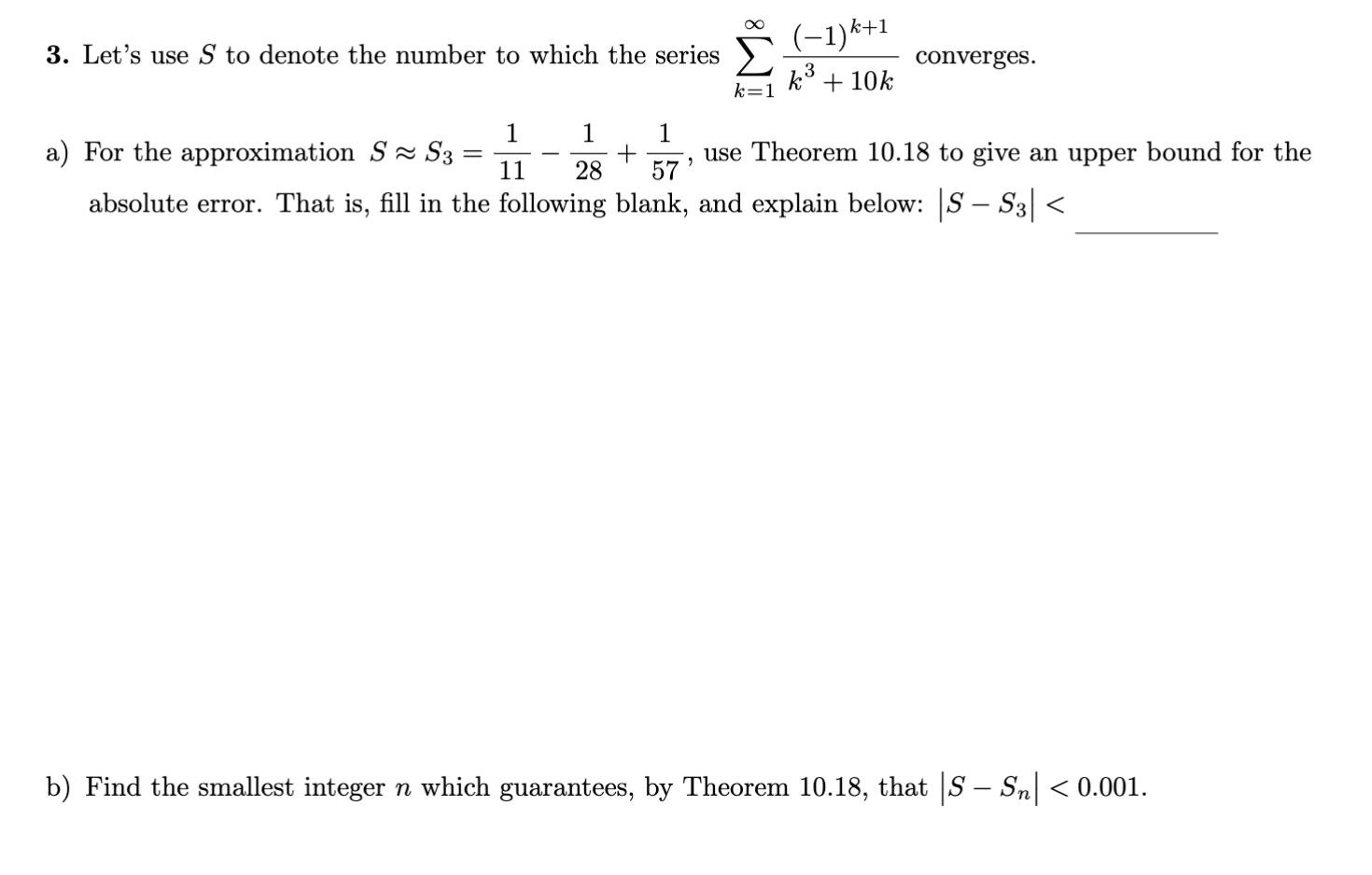 Solved c\sum_(k=3)^(\infty | Chegg.com