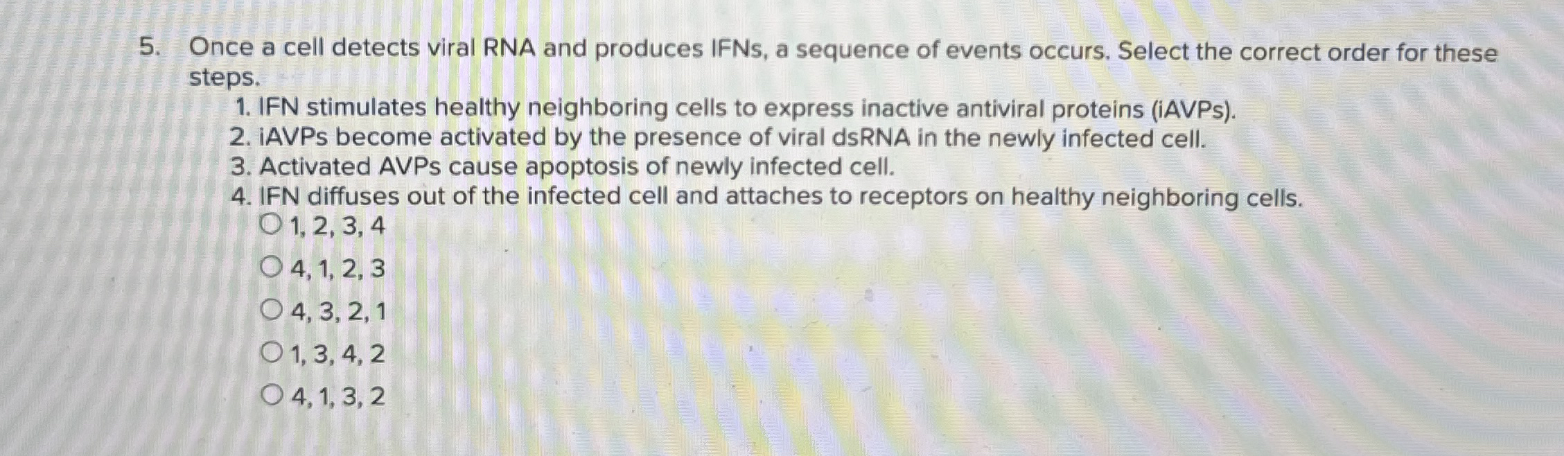 Solved Once a cell detects viral RNA and produces IFNs, a | Chegg.com