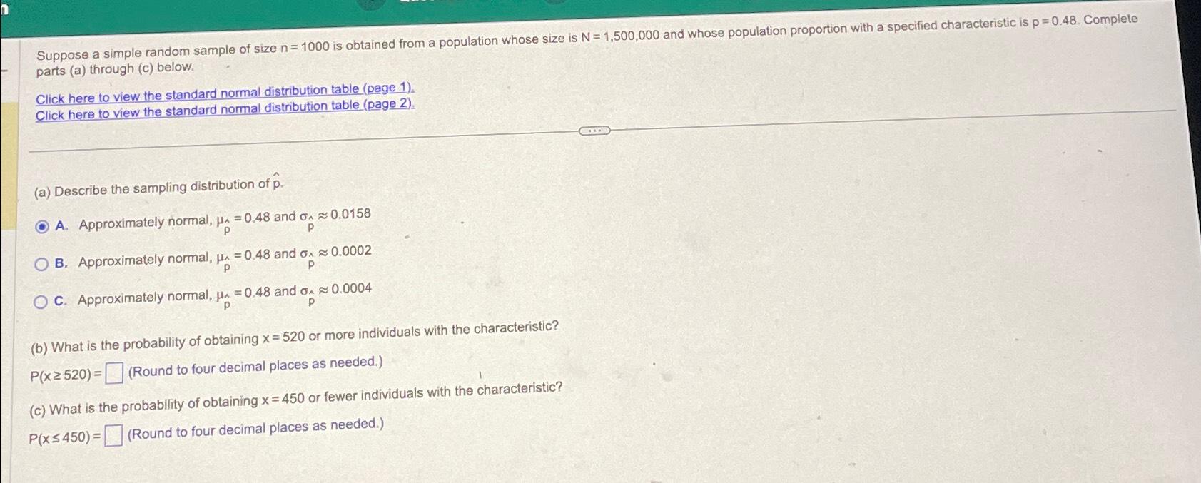 Solved parts (a) ﻿through (c) ﻿below.Click here to view the | Chegg.com