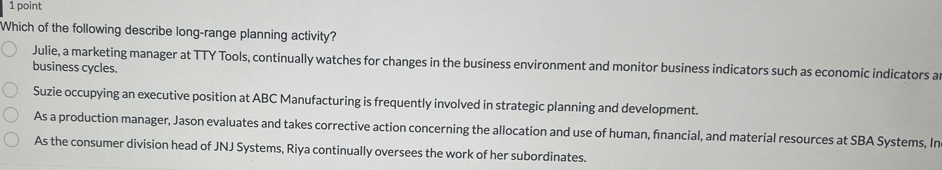 Solved 1 ﻿pointWhich of the following describe long-range | Chegg.com