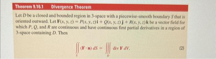 Solved In Problems 1 and 2 , verify the divergence theorem. | Chegg.com