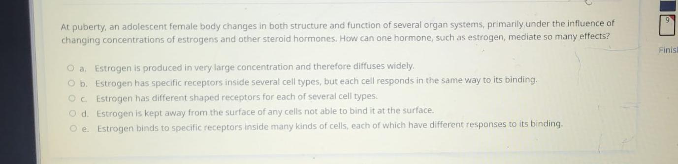 Solved At puberty, an adolescent female body changes in both | Chegg.com