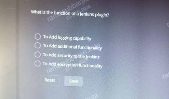 Solved What is the function of a jenkins plugin?To Add | Chegg.com