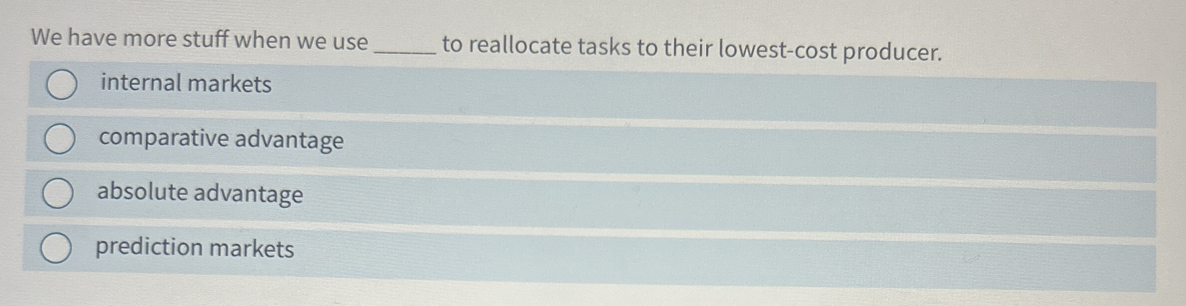 Solved We have more stuff when we useto reallocate tasks to | Chegg.com
