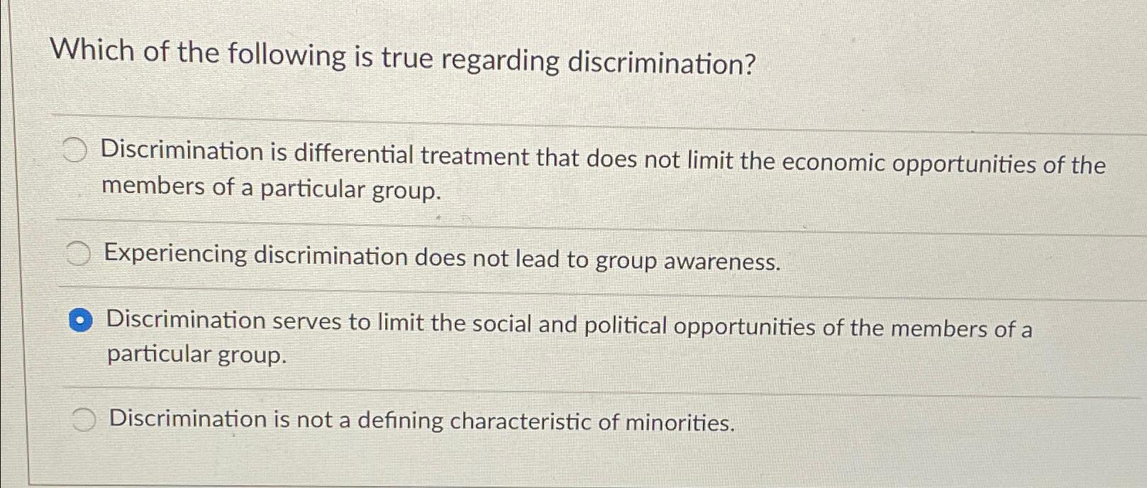 Solved Which of the following is true regarding | Chegg.com