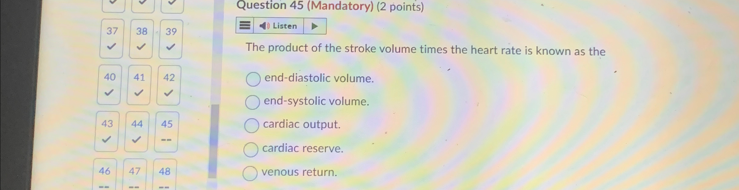 Solved Question 45 (Mandatory) (2 | Chegg.com Solved Question 45 (Mandatory) (2 | Chegg.com