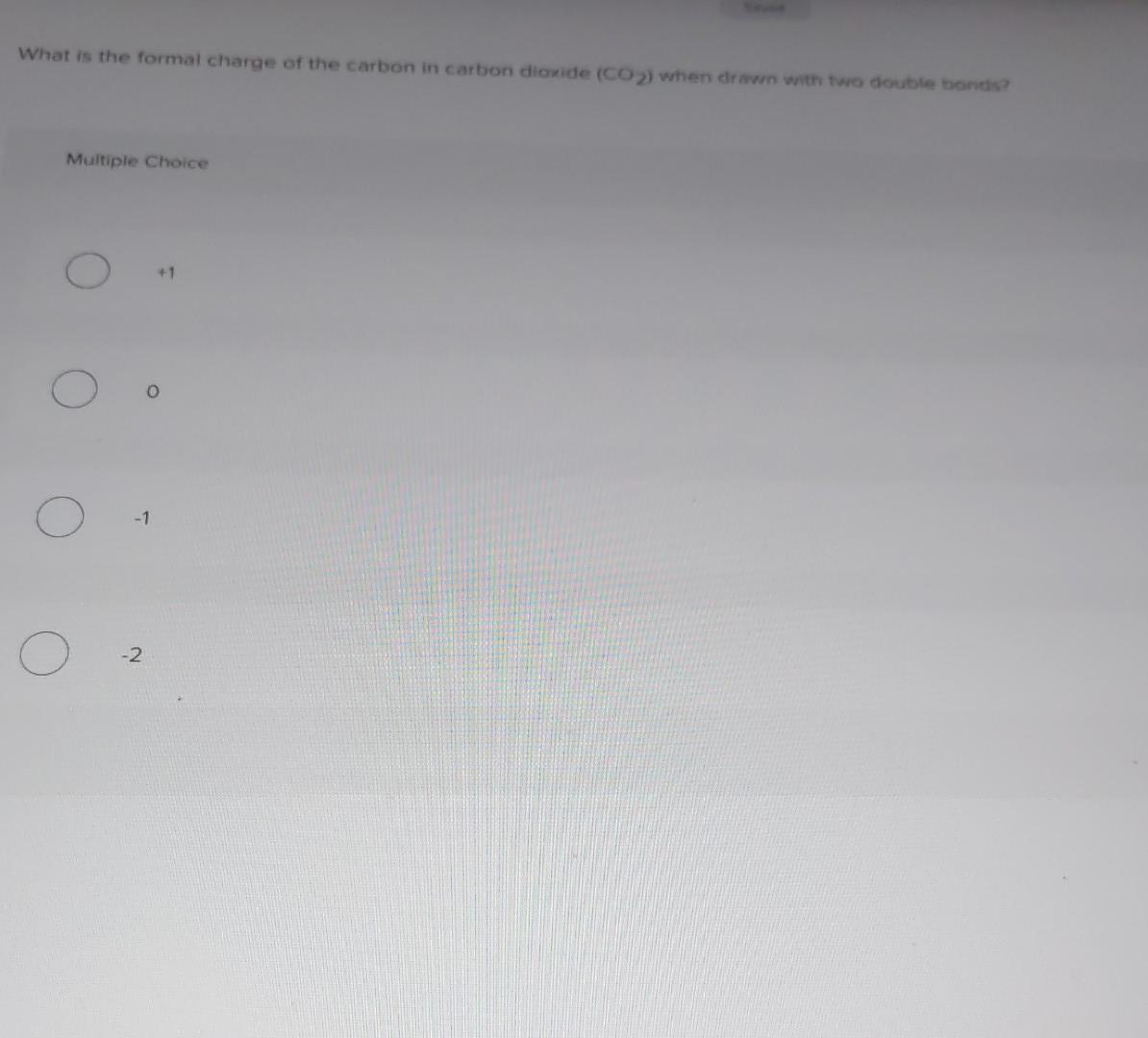 Solved What is the formal charge of the carbon in carbon | Chegg.com