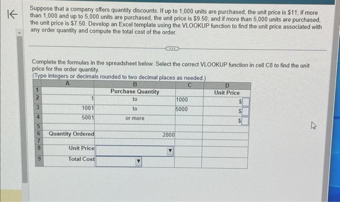 Solved Suppose that a company offers quantity discounts. If | Chegg.com