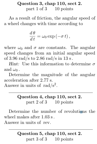 Solved Question 3, ﻿chap 110, ﻿sect 2 .part 1 ﻿of 310 | Chegg.com