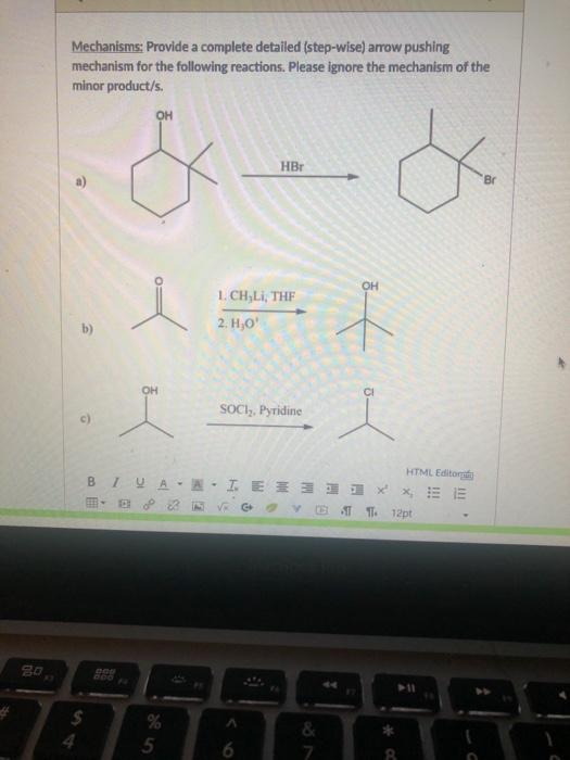 Solved Mechanisms: Provide a complete detailed (step-wise) | Chegg.com