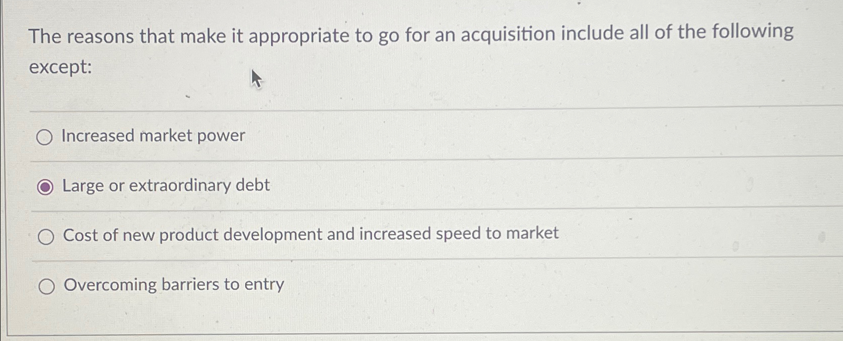 Solved The reasons that make it appropriate to go for an | Chegg.com