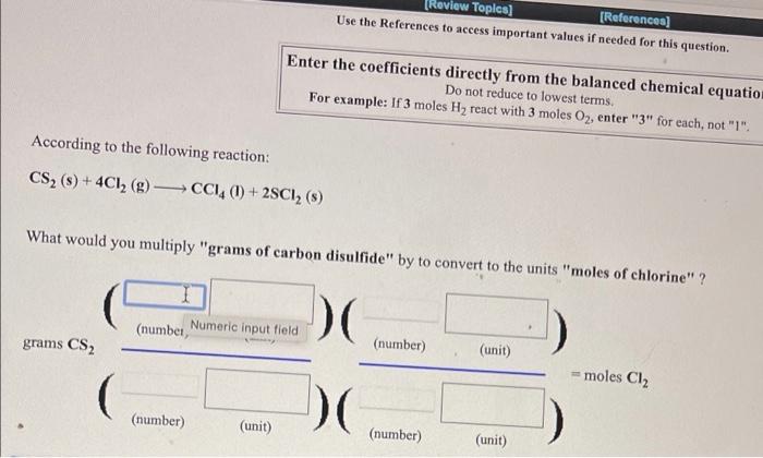 Solved (Review Toples) (References) Use the References to | Chegg.com