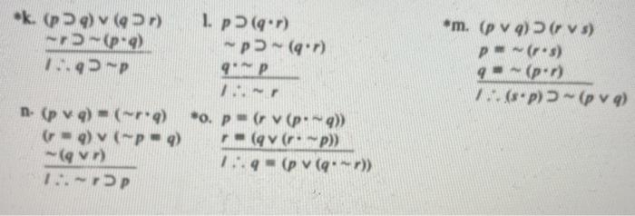 Solved 1Use the Long Truth Table Method to determine whether | Chegg.com