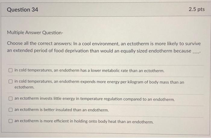 Solved Multiple Answer Question- Choose all the correct | Chegg.com