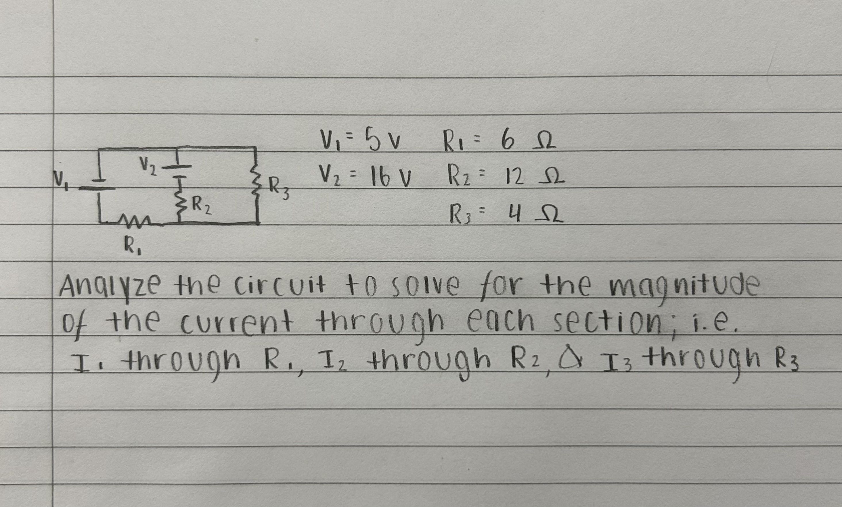 Solved Analyze the circuit to solve for the magnitude of the | Chegg.com