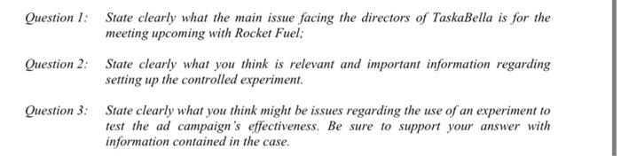 Solved Read "Rocket fuel: Measuring the effectiveness of | Chegg.com