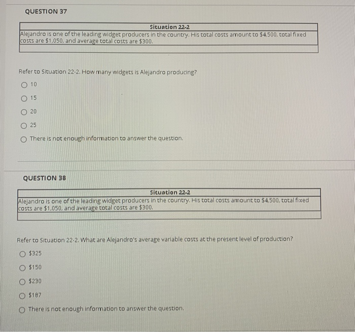 Solved QUESTION 37 Situation 22-2 Alejandro is one of the | Chegg.com
