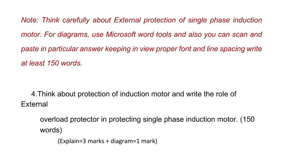 Solved Note: Think carefully about External protection of | Chegg.com