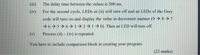 Solved 03 A Gray Code Is An Ordering Of The Binary Numeral