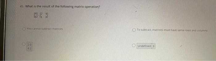 Solved 43: The equation nPr=n!/(n−r)! allows one to | Chegg.com
