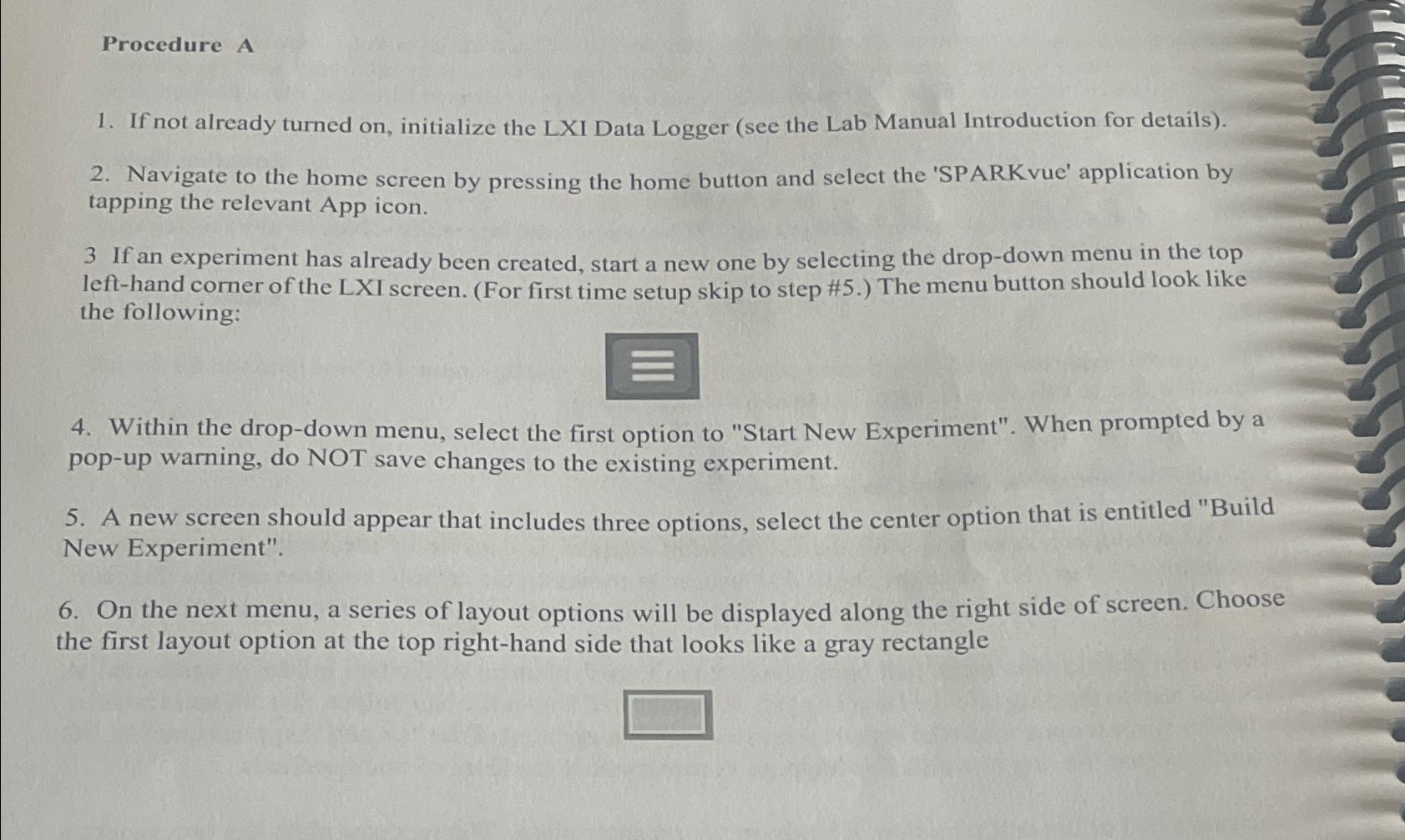 Solved Procedure AIf not already turned on, ﻿initialize the | Chegg.com