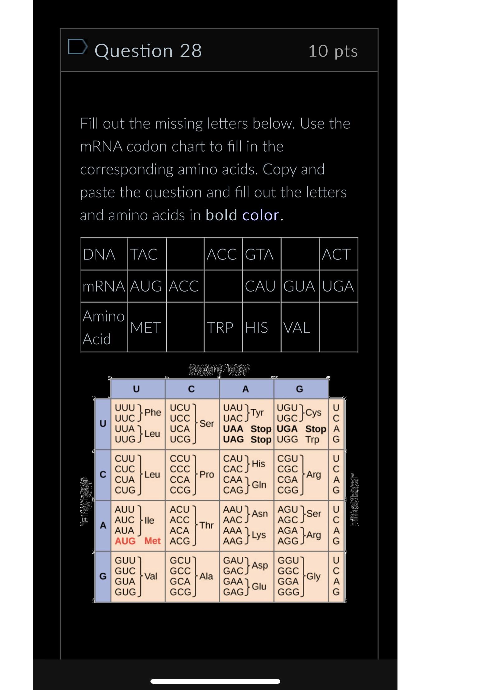 Solved Question 2810 ﻿ptsFill out the missing letters below. | Chegg.com