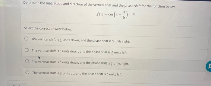 Solved Determine the magnitude and direction of the vertical | Chegg.com