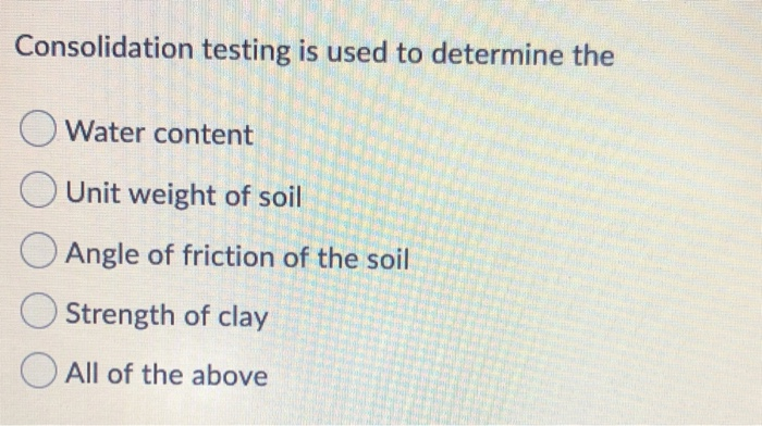 Solved The total unit weight of soil is found to be 20 kN/m3 | Chegg.com