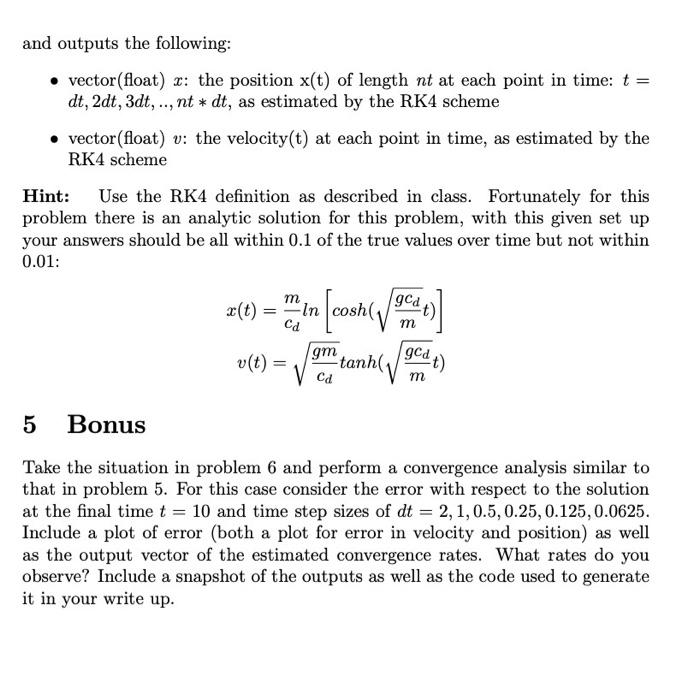 Solved Consider the system of 2 ODE's that define the | Chegg.com