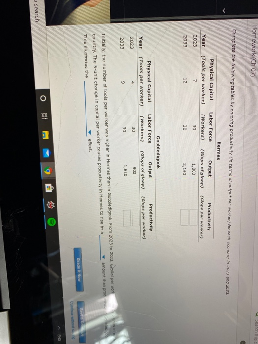 Solved ♡ Homework (Ch 07) Search this Complete the following | Chegg.com