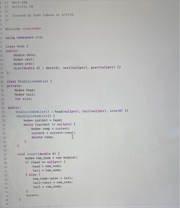 Solved c++week 11 code is down below , and its in the | Chegg.com