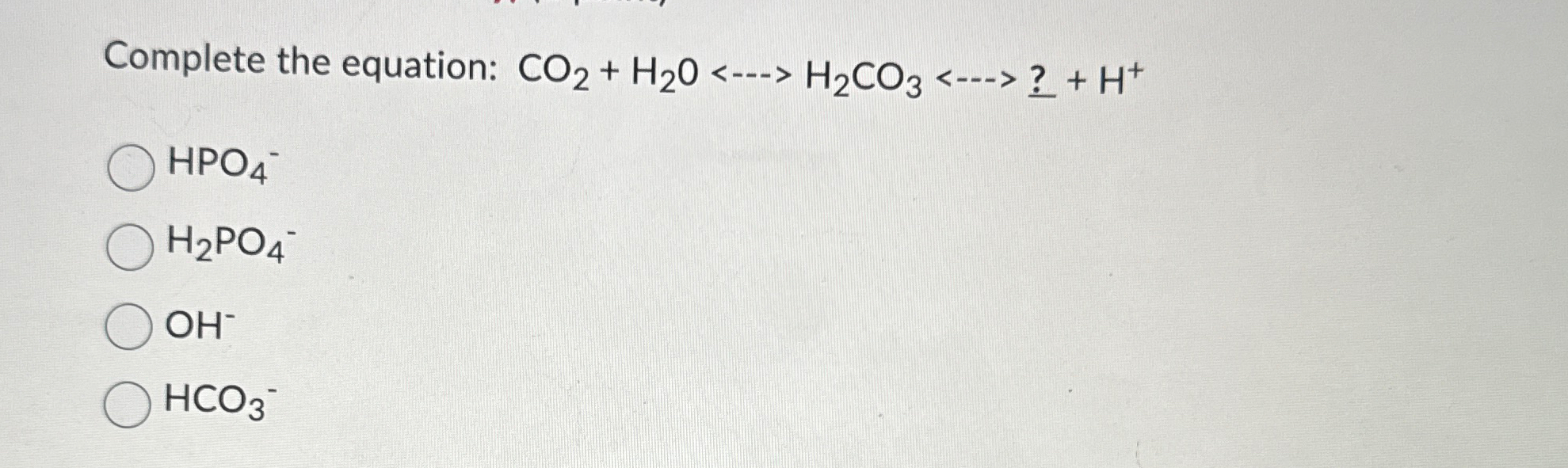 Solved Complete the equation: | Chegg.com