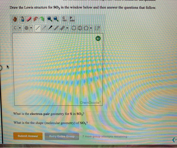 Solved Draw the Lewis structure for SO, in the window below | Chegg.com