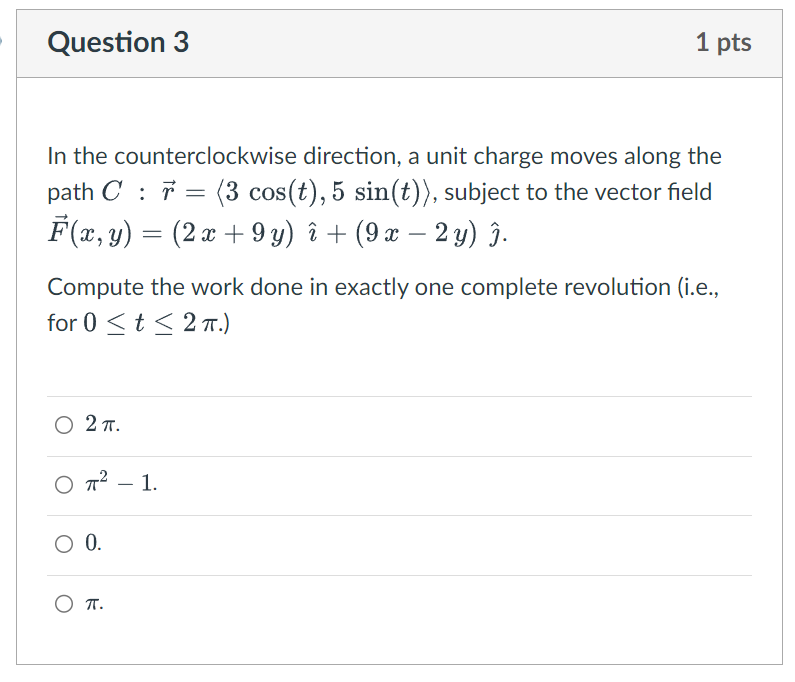 Solved Question 3In the counterclockwise direction, a unit | Chegg.com