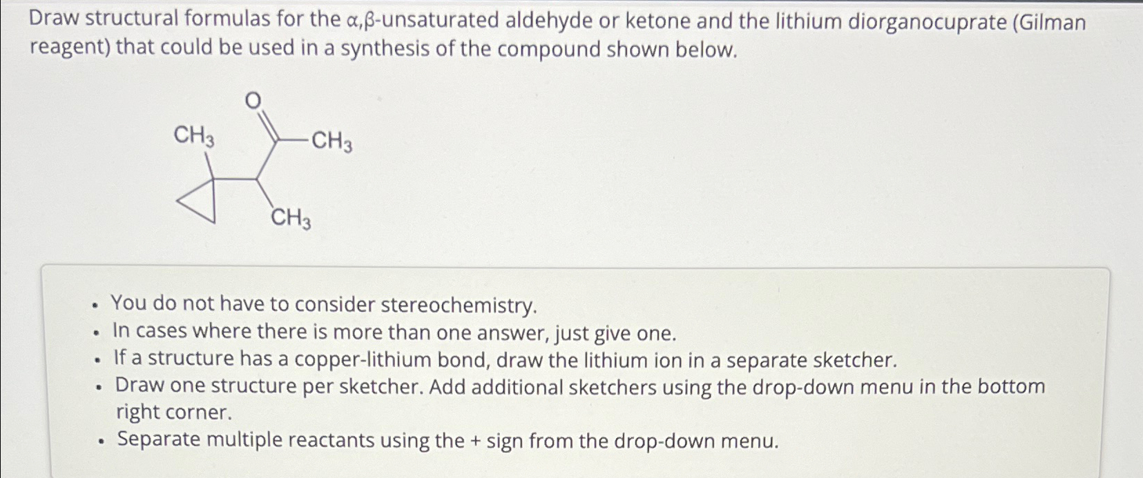 Solved Draw structural formulas for the α,β-unsaturated | Chegg.com