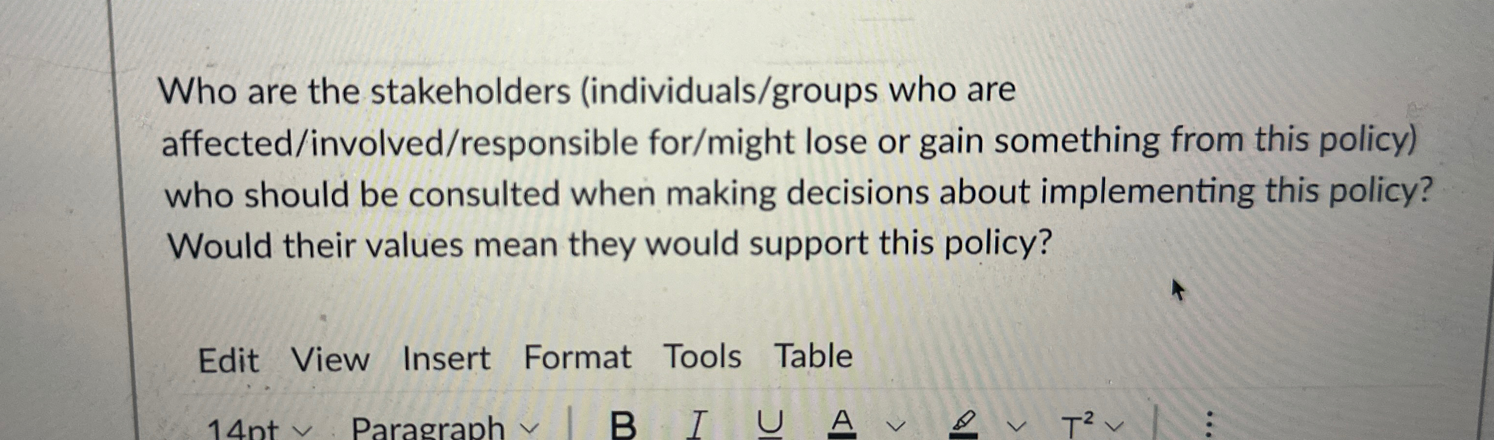 Solved Who are the stakeholders (individuals/groups who are | Chegg.com