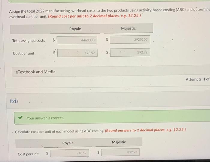 Solved Calculate gross profit of each model using ABC | Chegg.com