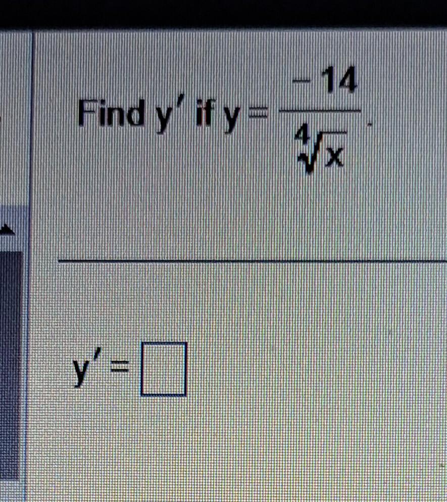 Solved y=4x−14 | Chegg.com
