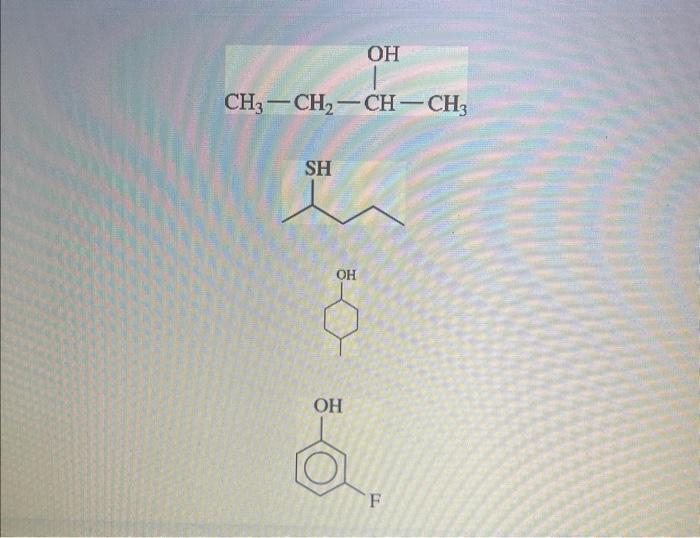Solved write the IUPAC and commom names for each | Chegg.com