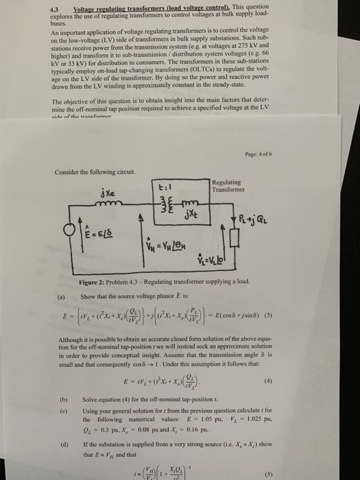 Solved Page 2 Of 6 A Transmission Line Equations If