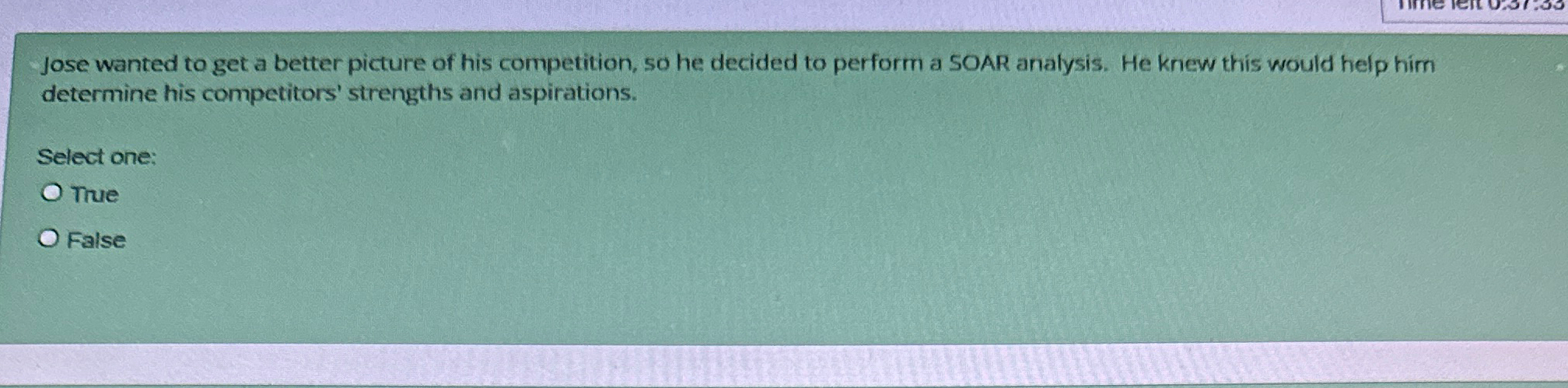 Solved Jose wanted to get a better picture of his | Chegg.com