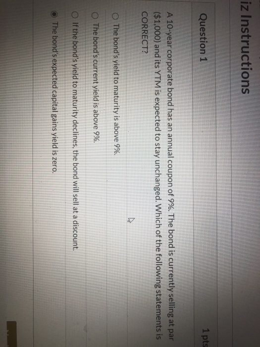 Solved Iz Instructions Question 1 1 Pts A 10 year Corporate Chegg solved-iz-instructions-question-1-1-pts-a-10-year-corporate-chegg